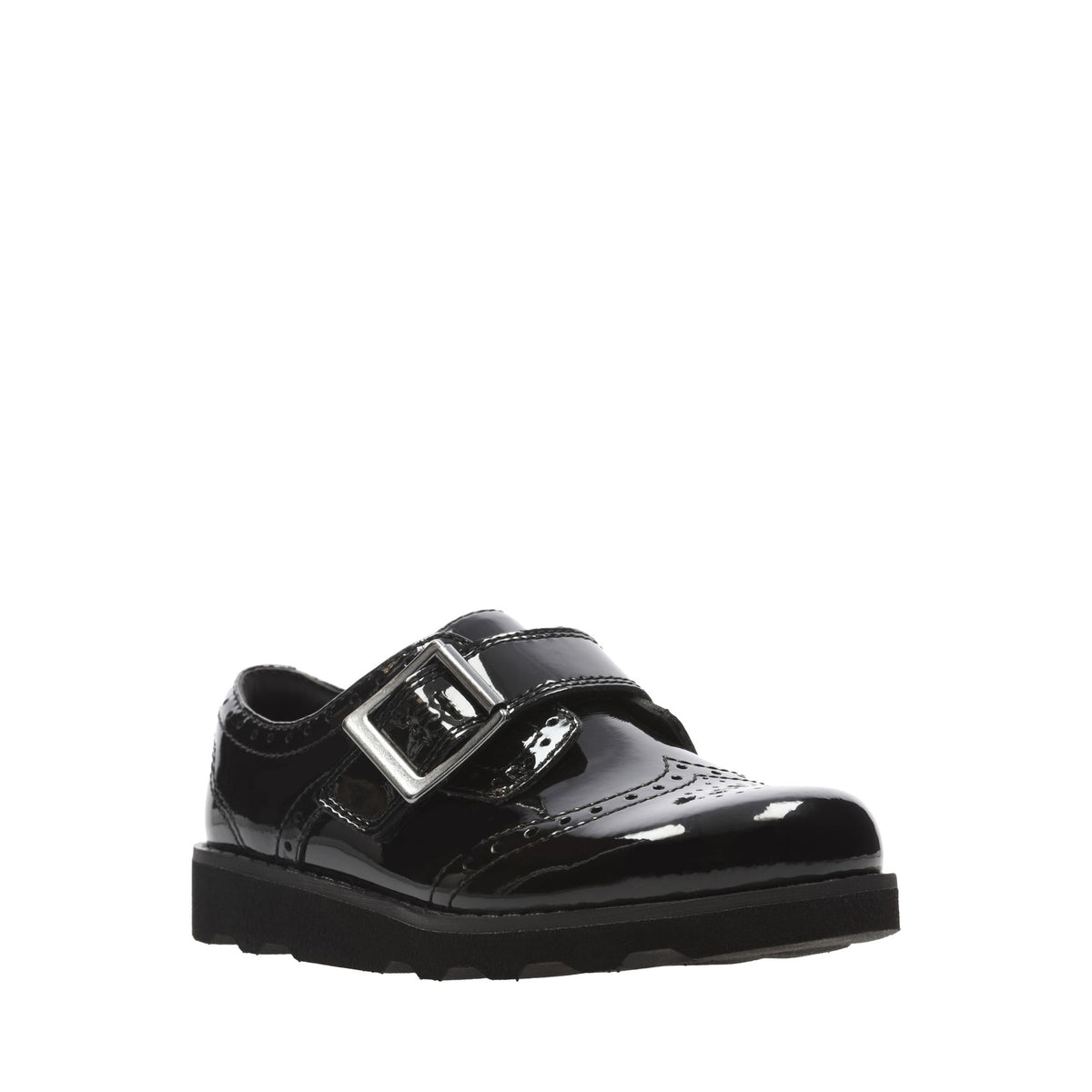 Girls Clark Crown Pride Black Patent Leather – Stockpoint Apparel Outlet